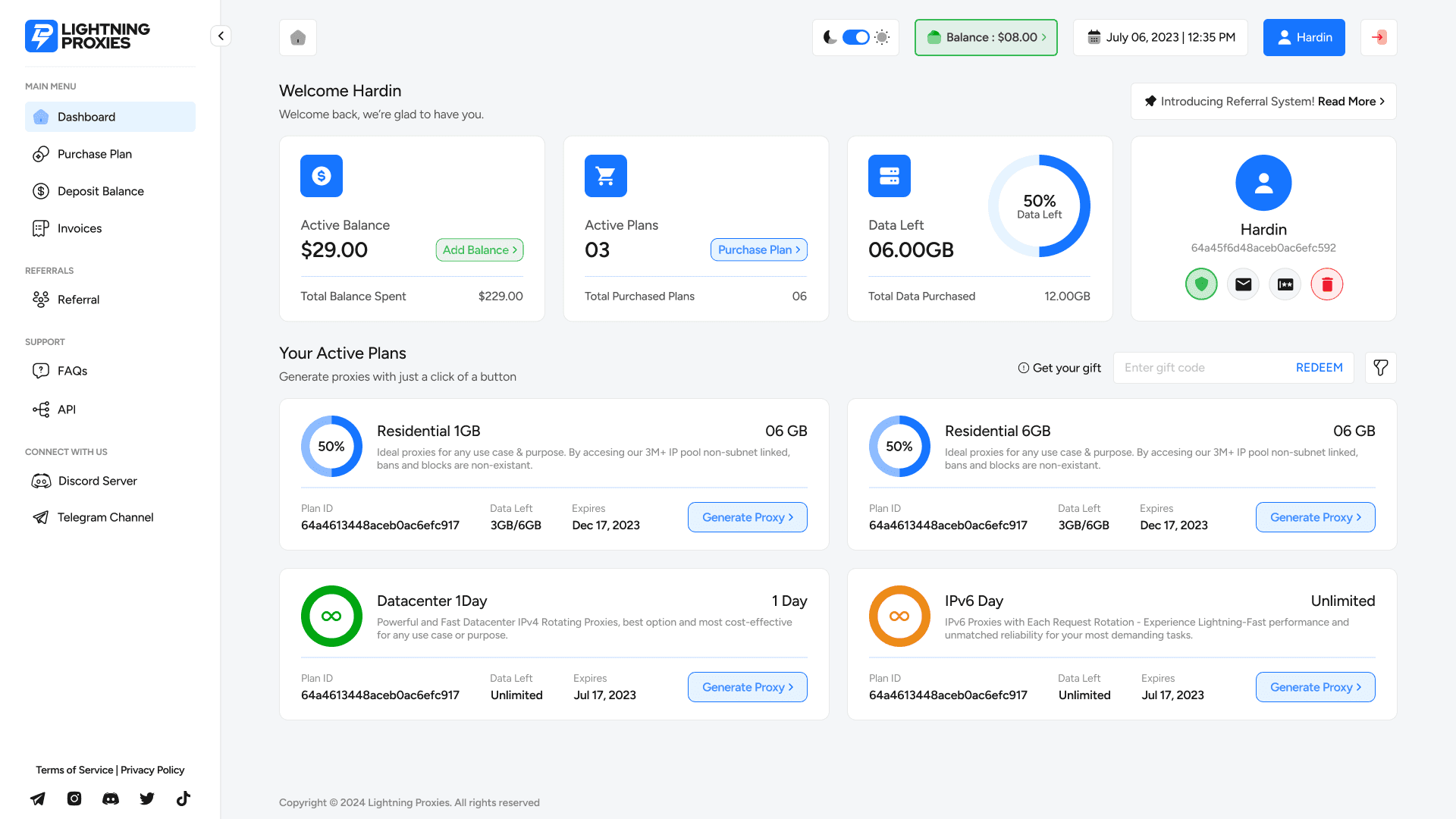 LightningProxies - Simplified Proxy Solutions for Web Data Extraction