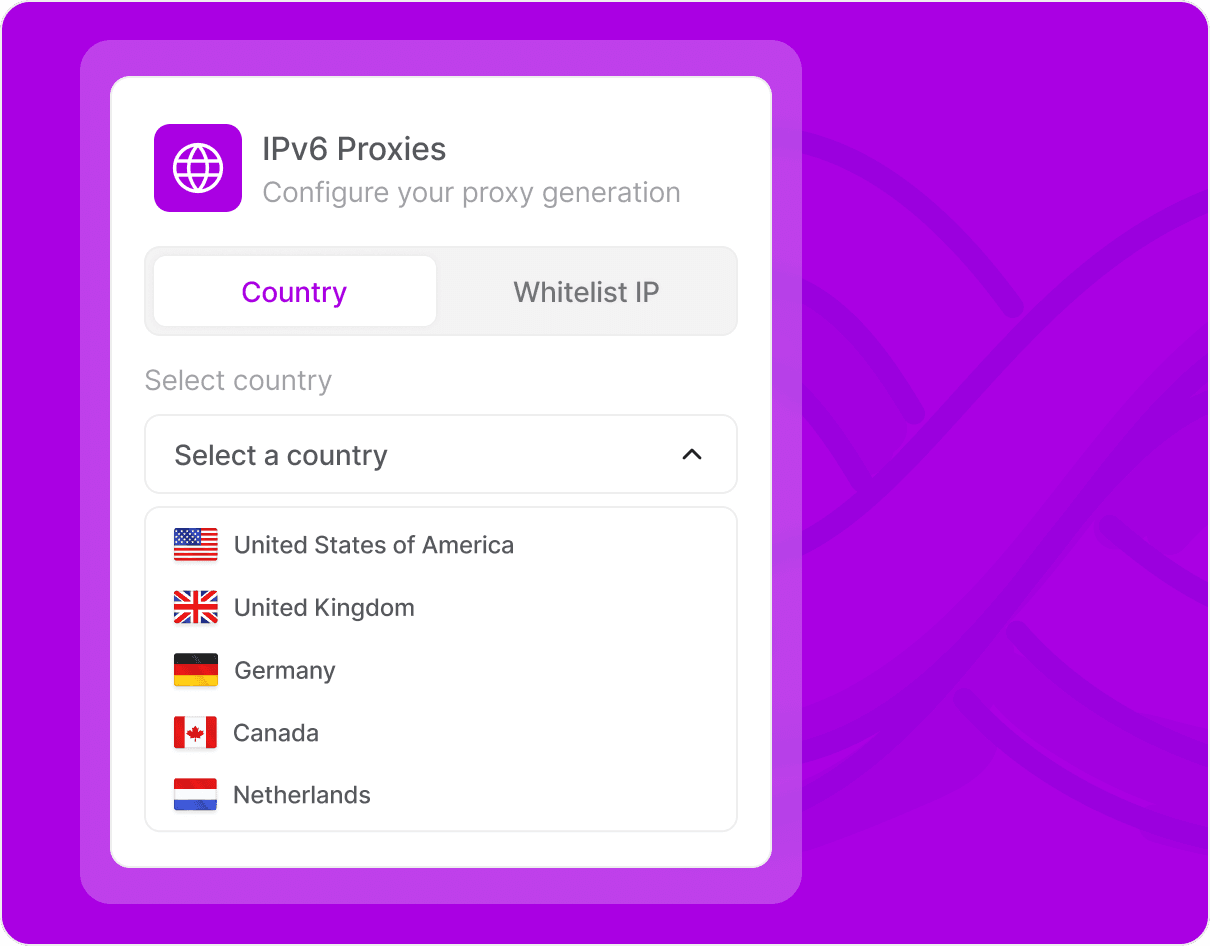 IPv6 Proxies - Huge IP Network